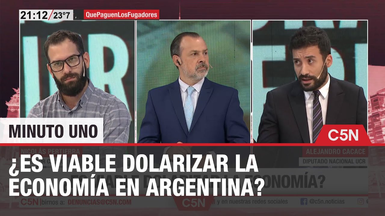 ¿Es VIABLE DOLARIZAR la ECONOMÍA en ARGENTINA? - DEBATE en MINUTO UNO ...