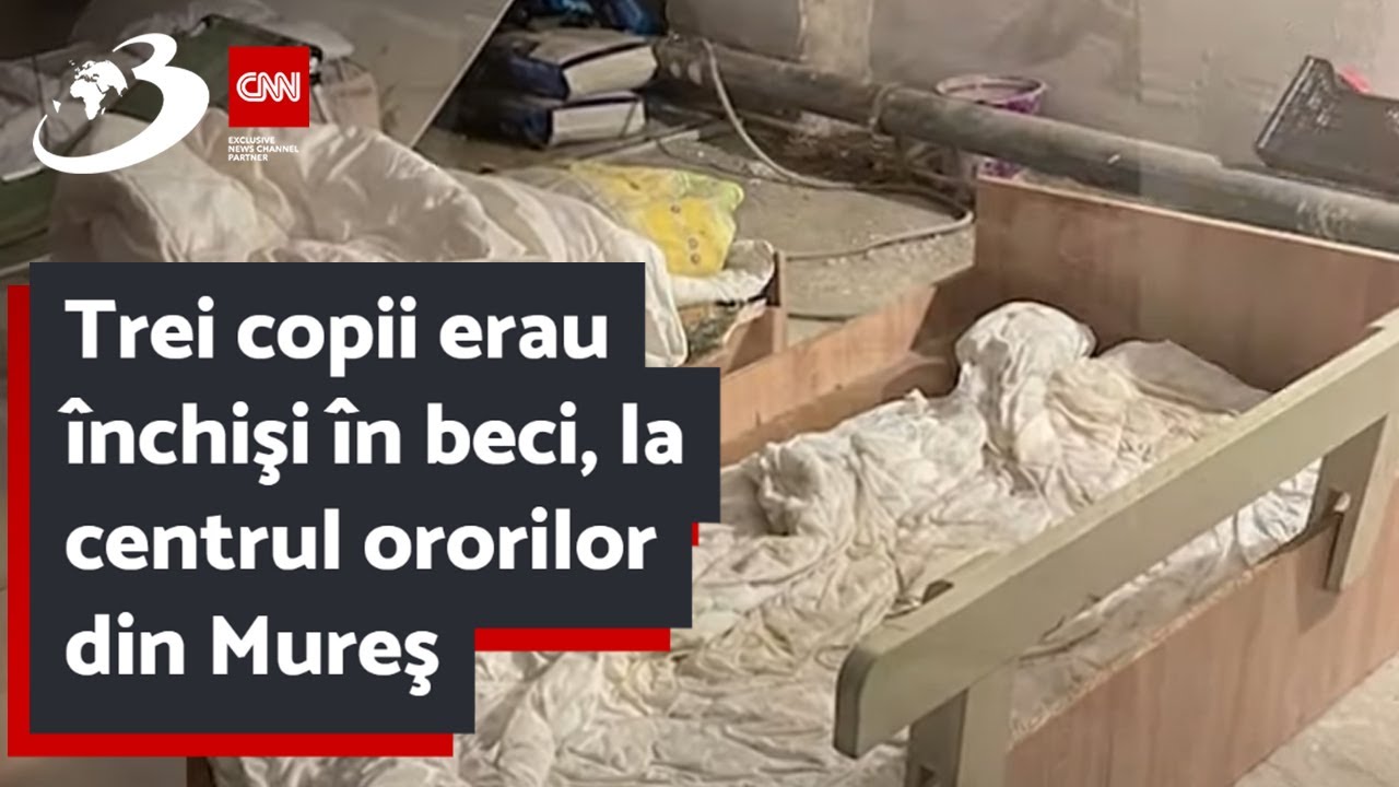 Trei copii erau închişi în beci, la centrul ororilor din Mureş - YouTube