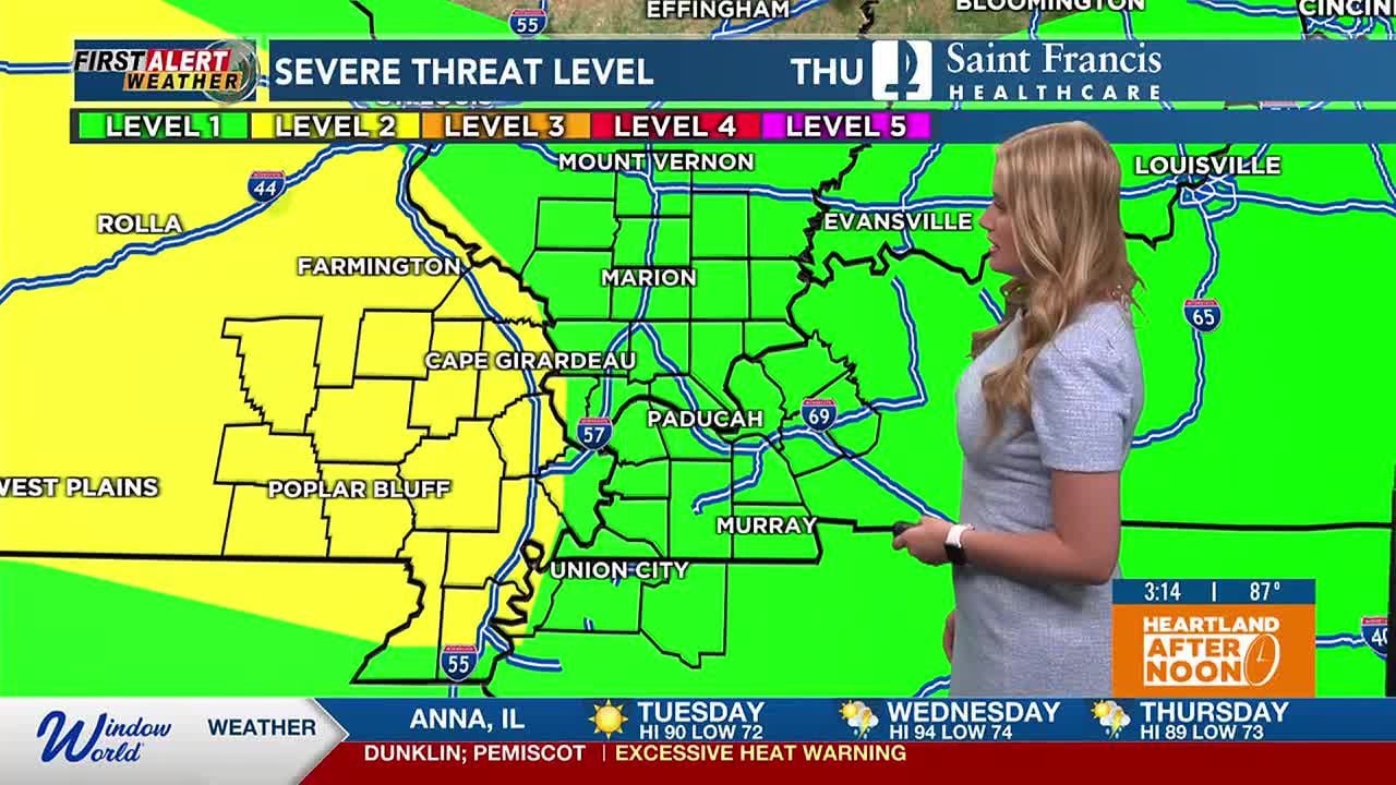 First Alert: Warmer tonight ahead of tomorrow's First Alert Action Day ...