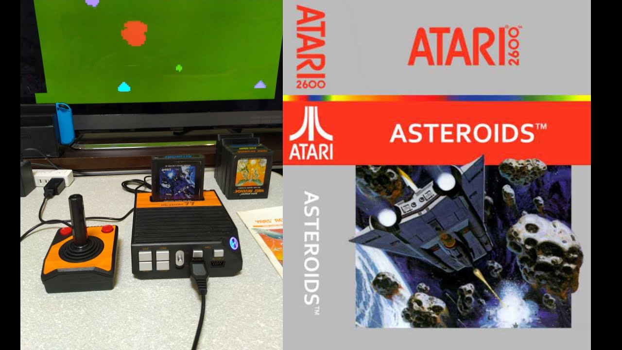 [Atari 2600] Asteroids アステロイド, Atari 2600, 1981. - YouTube