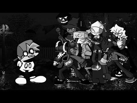 FNF Unhappy  but Everyone Sings It (Every Turn a Different Character Sings) - Friday Night Funkin'