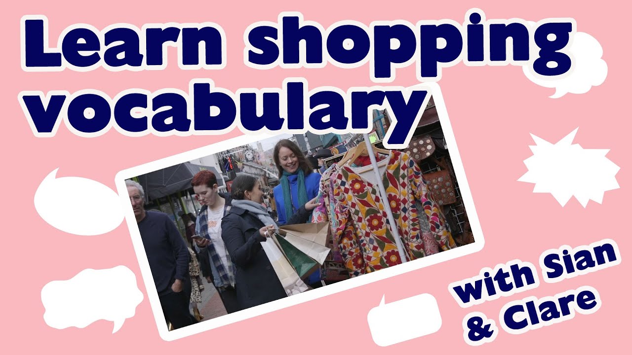 Shopping vocabulary: how to talk about shopping - YouTube