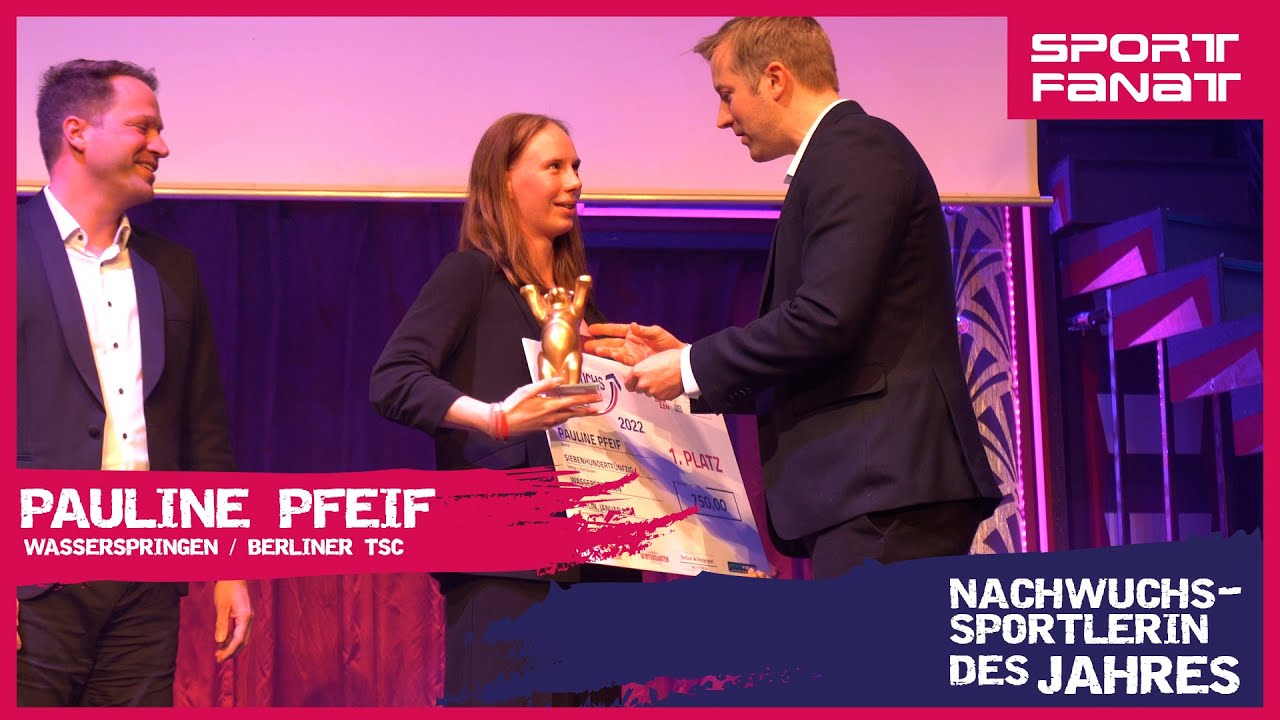 Pauline Pfeif ist Nachwuchssportlerin des Jahres 2022! - YouTube