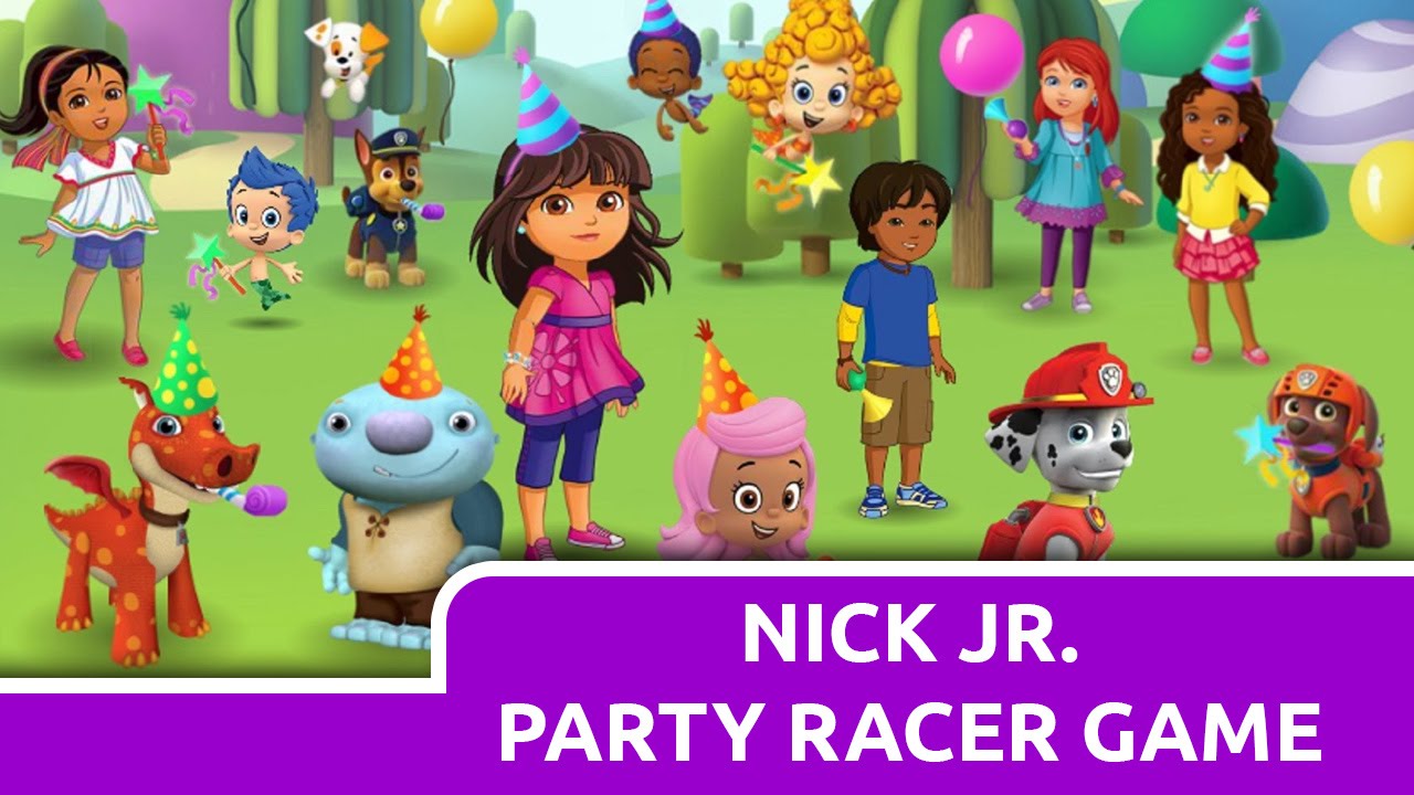Nick Jr Party Racer Game - YouTube