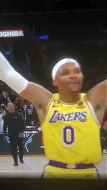 OMG Russell Westbrook half court shot at the buzzer he’s back everyone. ##russellwestbrook ## ...