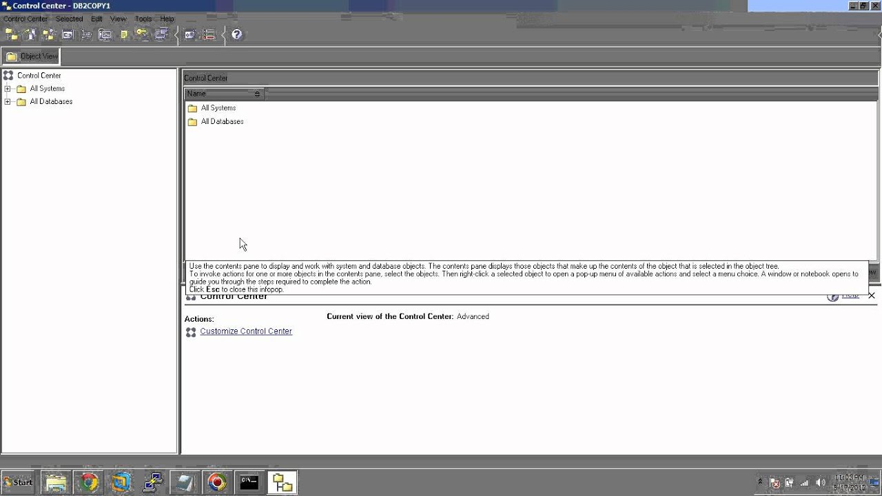 Db2 Certificación Ibm Db2 Control Center Youtube 0557