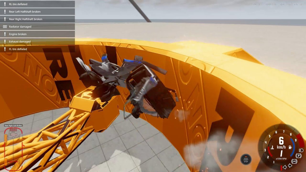BeamNG Drive Crash Map #2 - YouTube