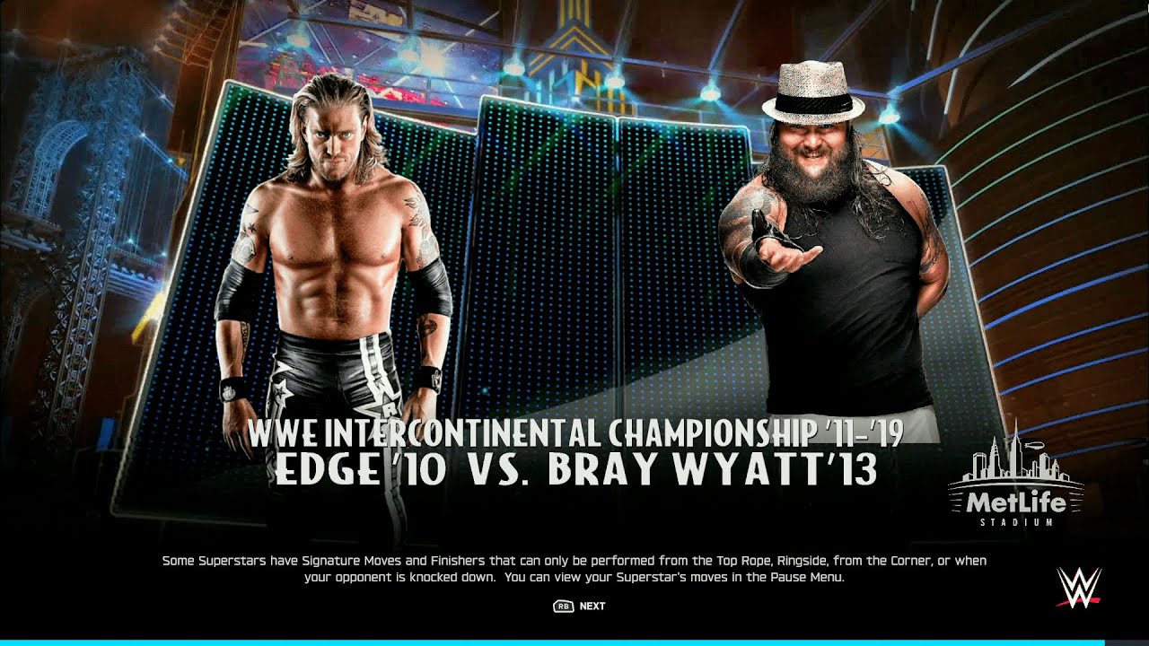 WWE 2K25 FULL MATCH — Edge vs. Bray Wyatt — Extreme Rules Match - YouTube