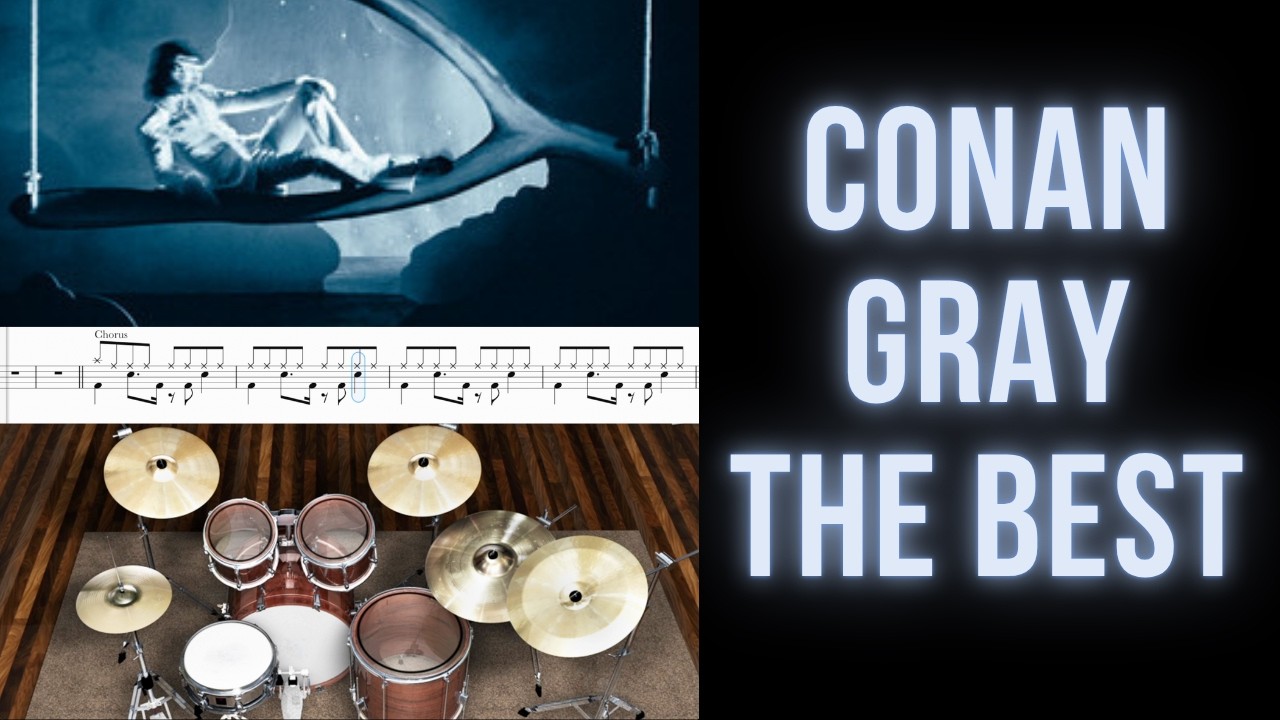 Conan Gray - The Best (Drum Transcription Sheet Music Score, Virtual ...