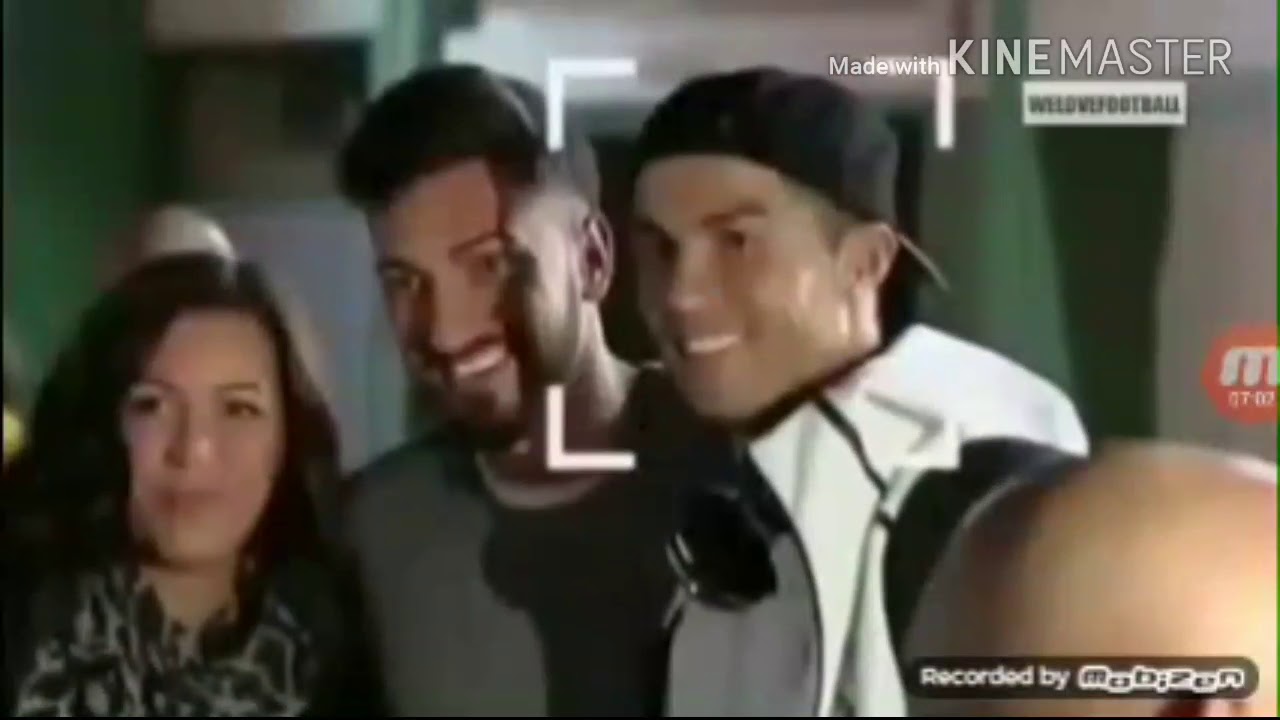 Ronaldo and Messi respect moment - YouTube