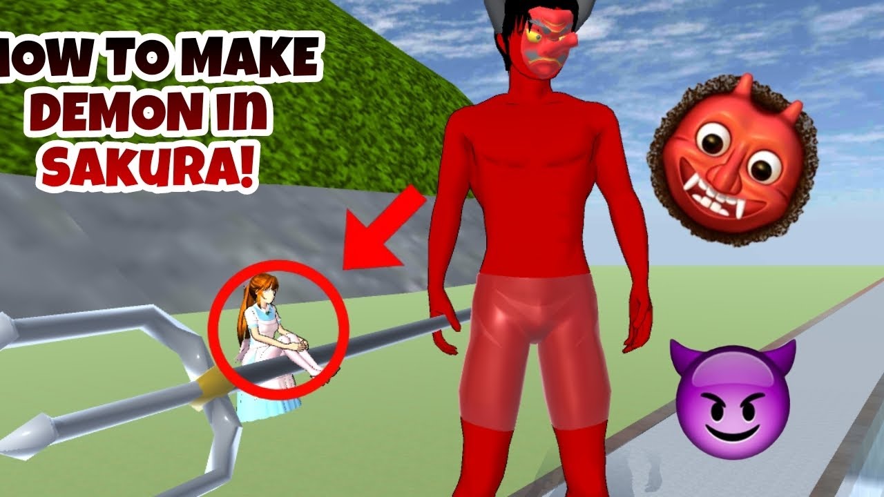 HOW TO MAKE BIG DEMON 👹👺 IN SAKURA😰 - YouTube