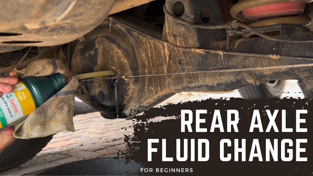 Rear Axle Fluid Change on ANY Vehicle | Prado with Limited Slip Diff ...