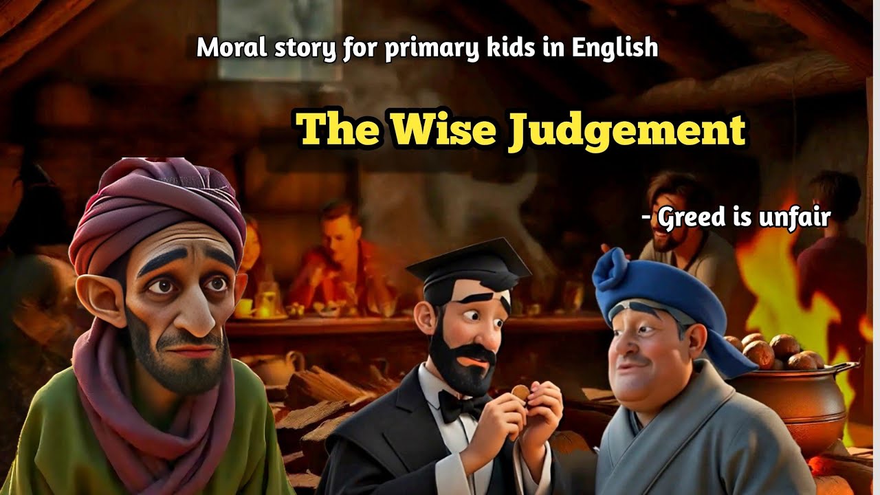 The Wise Judgement - kids Moral story in english - YouTube