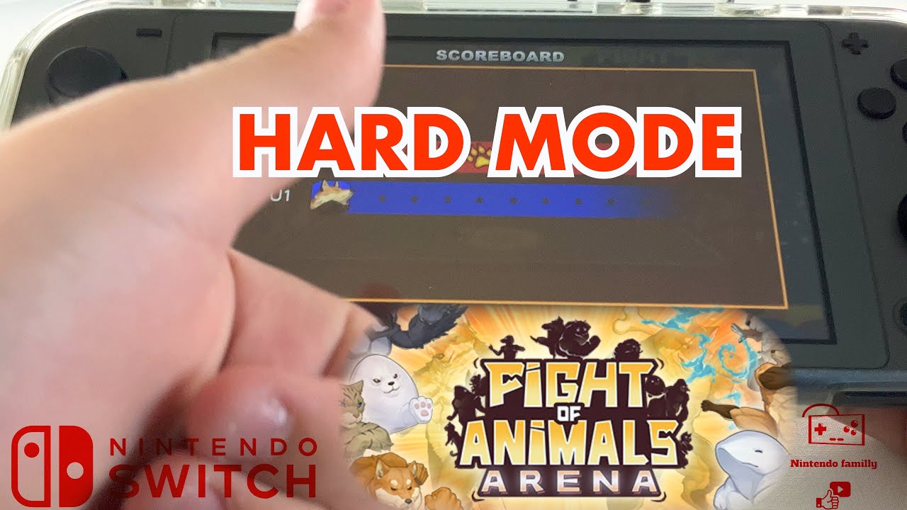 Fight of Animals Arena Hard mode! NIntendo Switch Lite gameplay 4k ...