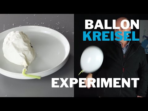 Luftballonkreisel - Experiment zum Nachmachen