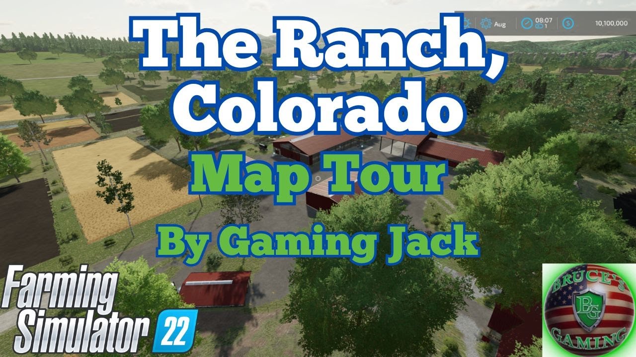 Farming Simulator 22 The Ranch,Colorado Map Tour #GamingJack - YouTube