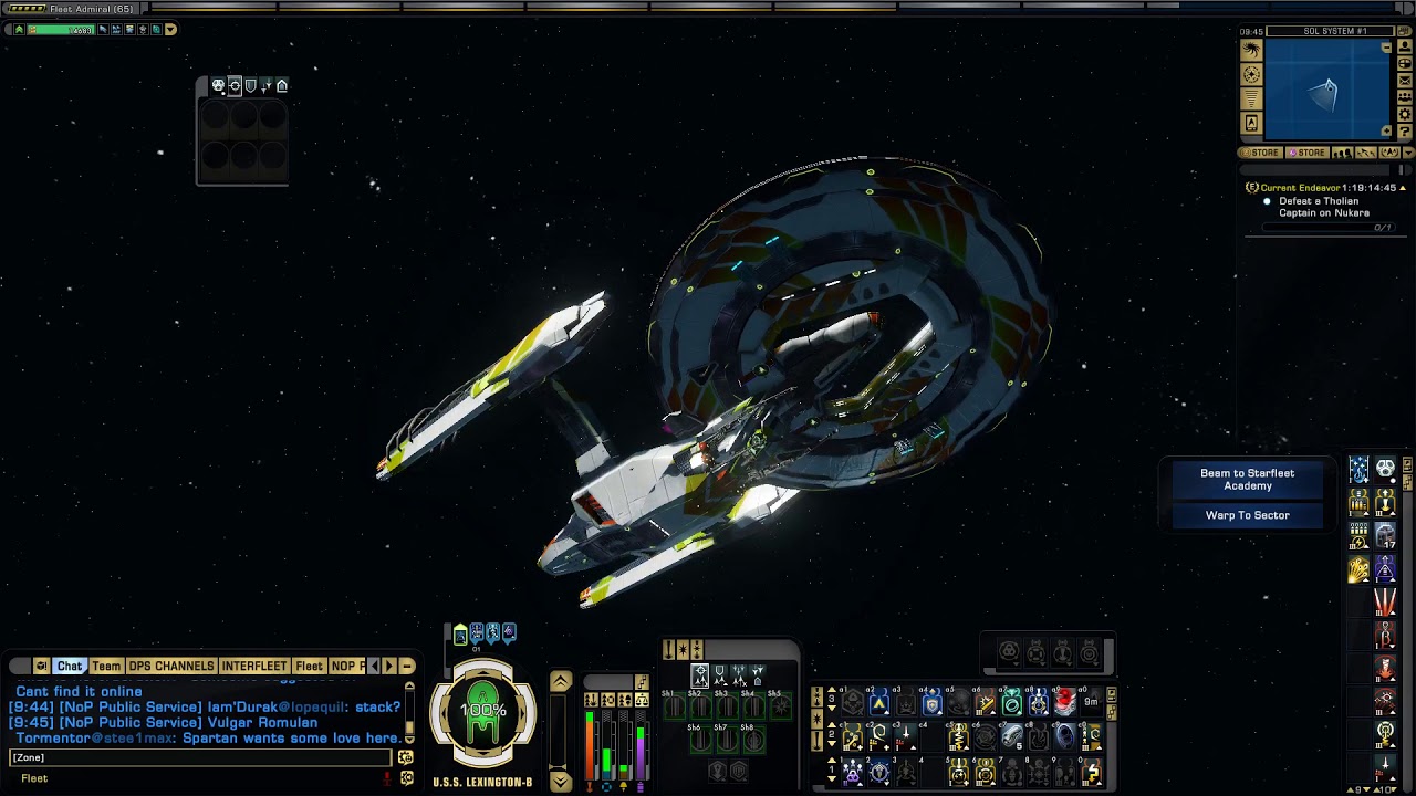 STAR TREK ONLINE - 116K Kelvin Timeline Intel Dreadnought Cruiser [T6 ...