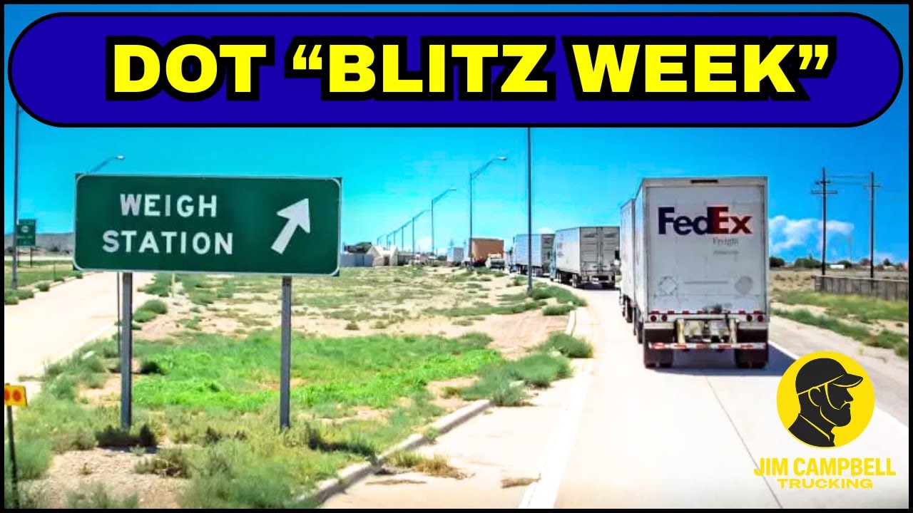 Are You Ready For DOT "Blitz Week?" (Here is What To Know) - YouTube