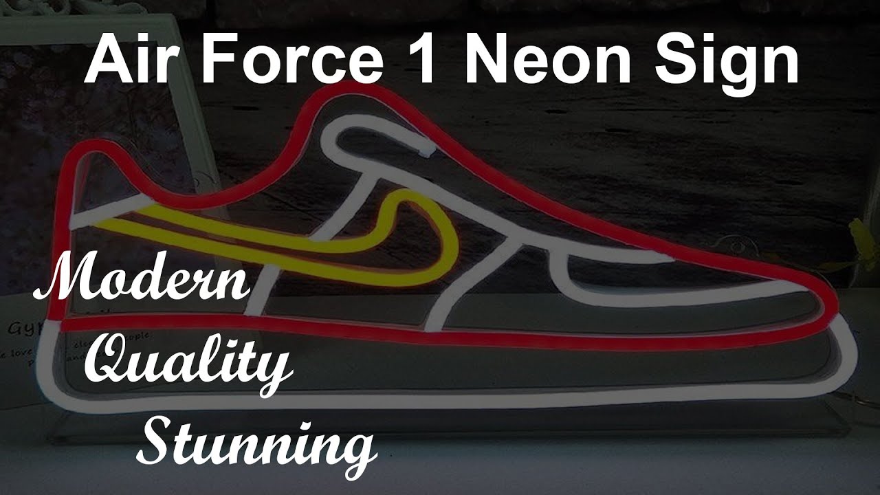 Air Force 1 Neon Sign | Quality Neon Sign For Your Home Displays | Get ...