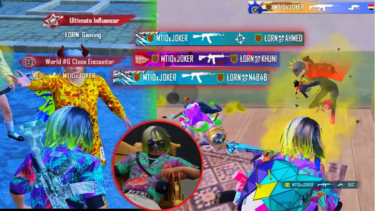 3 Ultimate Influencers Squad in my lobby😱WORLD CLOSE Encounter Journey ...