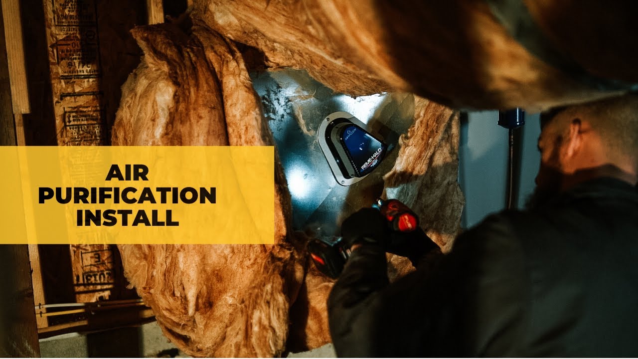Active Air Purification Install - YouTube