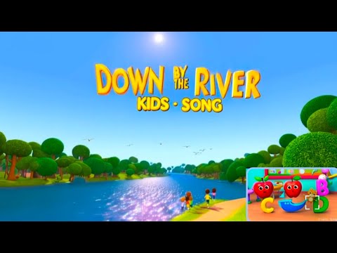 Learning "RIVER" 🏞️Song for kids (Down by the river) #kidsvideo # ...