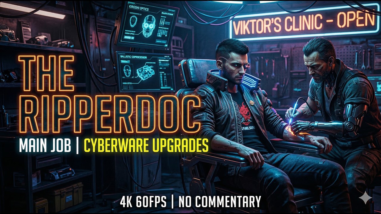 Cyberpunk 2077 – “The Ripperdoc” Main Job | First Cyberware Upgrades 4K ...