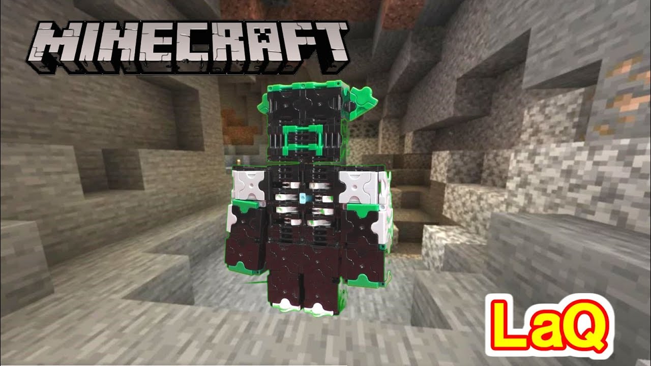 ラキューでマインクラフト ウォーデン 作り方 LaQ MINECRAFT - YouTube