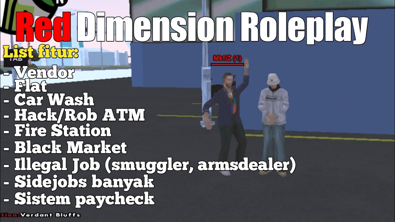 REVIEW SERVER RED DIMENSION ROLEPLAY - GTA SAMP ROLEPLAY INDONESIA ...