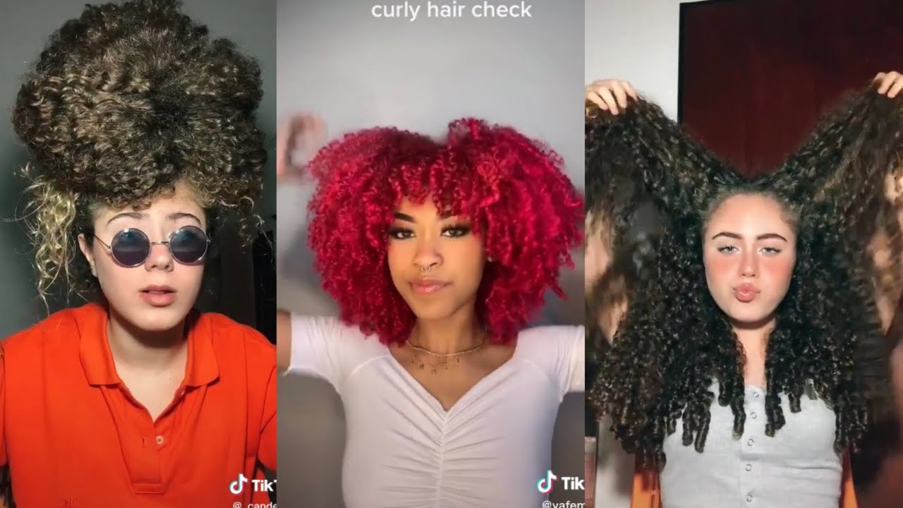 CURLY HAIR CHECK - TIKTOK COMPILATION - YouTube