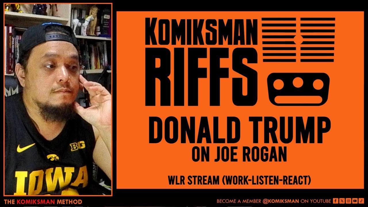 WLR STREAM (Work/Listen/React): Donald Trump on JRE - YouTube