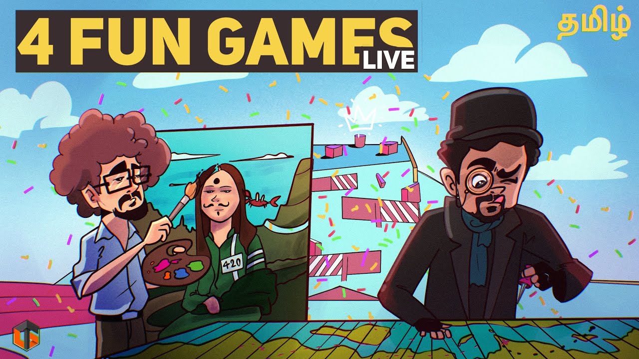கூத்து கேம்ஸ் | 4 Fun Games Tamil | Random Games Live | TamilGaming ...