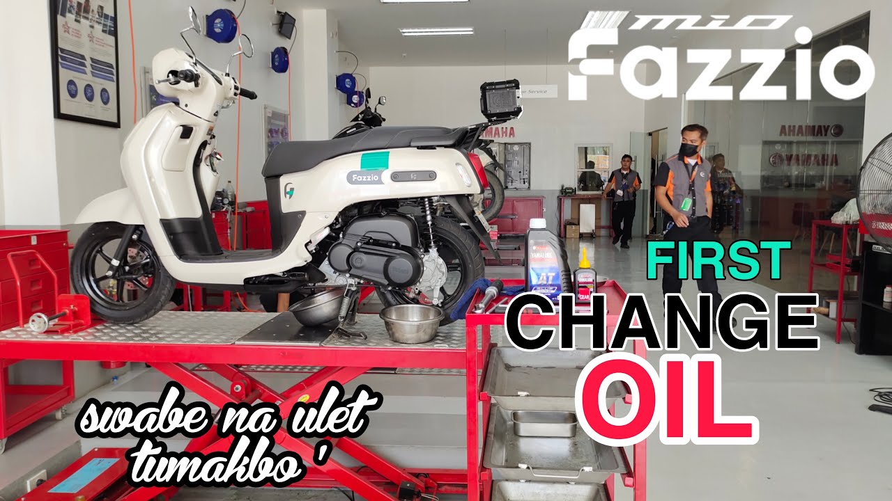 Yamaha Fazzio 125 Performance swabe , 517km after First PMS - Change ...