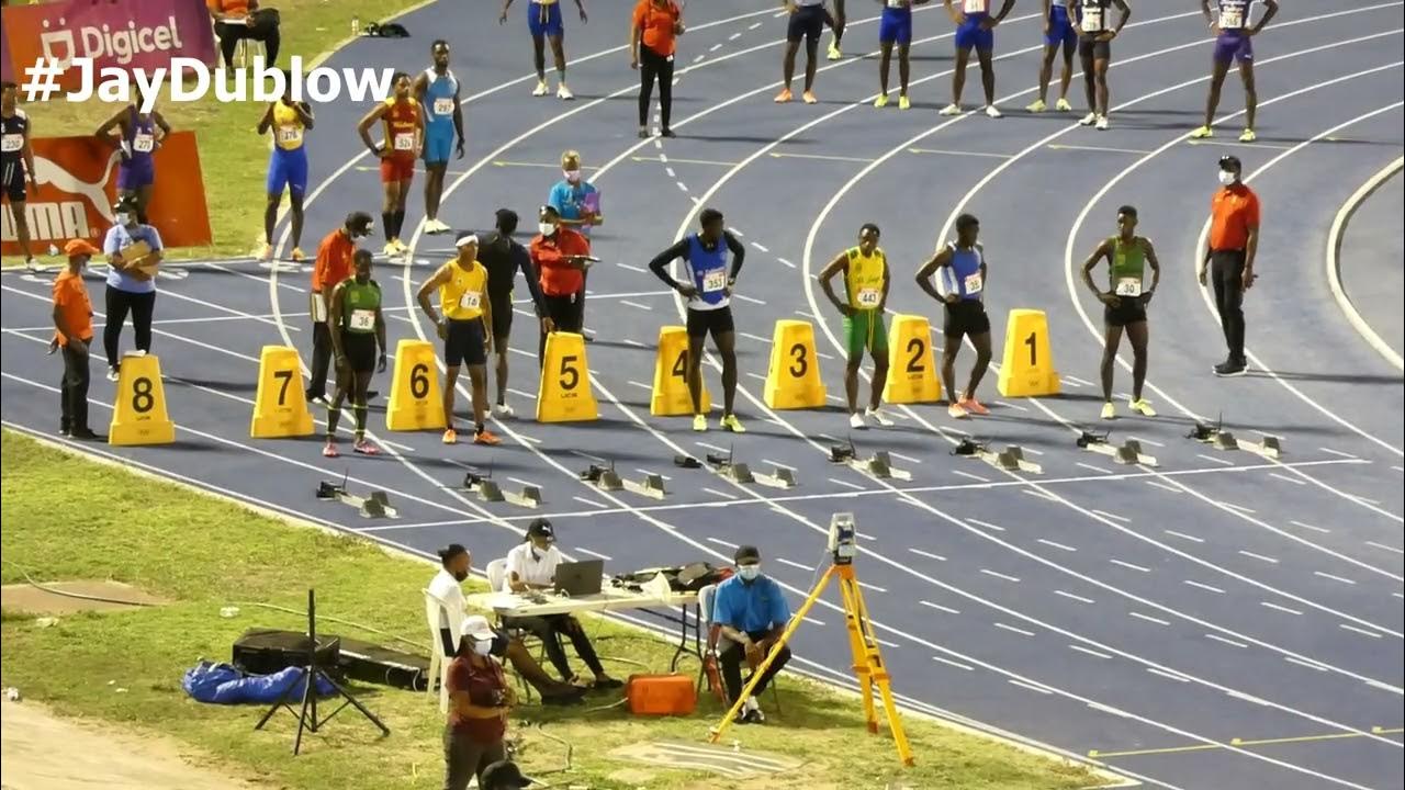 Boys U20 100m Prelims | CARIFTA Trials 2022 - YouTube
