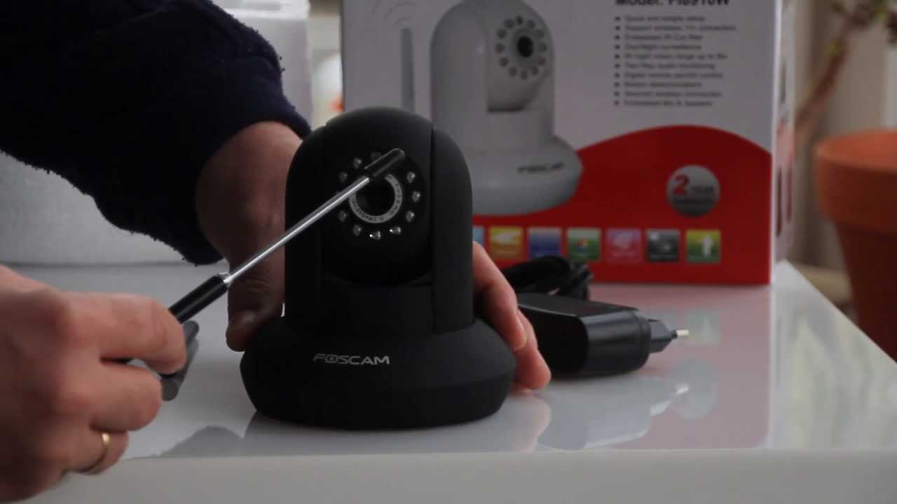 IP-Kamera vor einem Test - FOSCAM FI8910W - unboxing - - YouTube