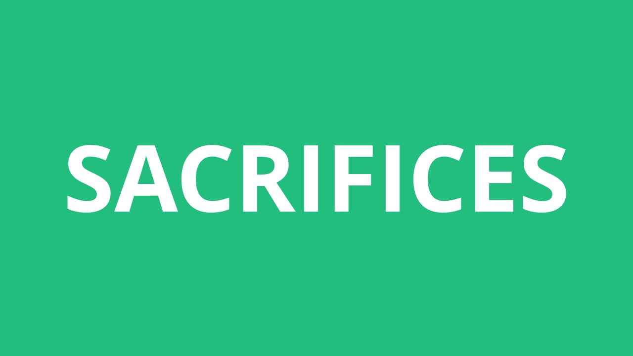 How To Pronounce Sacrifices - Pronunciation Academy - YouTube
