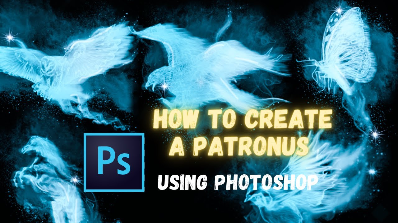 How to create the Harry Potter Patronus Charm using Photoshop - YouTube