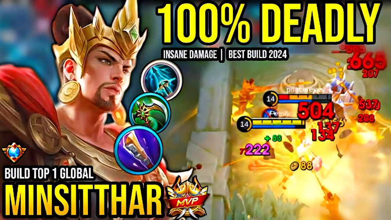 Minsitthar Best Build 2024 Exp Lane || Top Global Minsitthar Gameplay ...