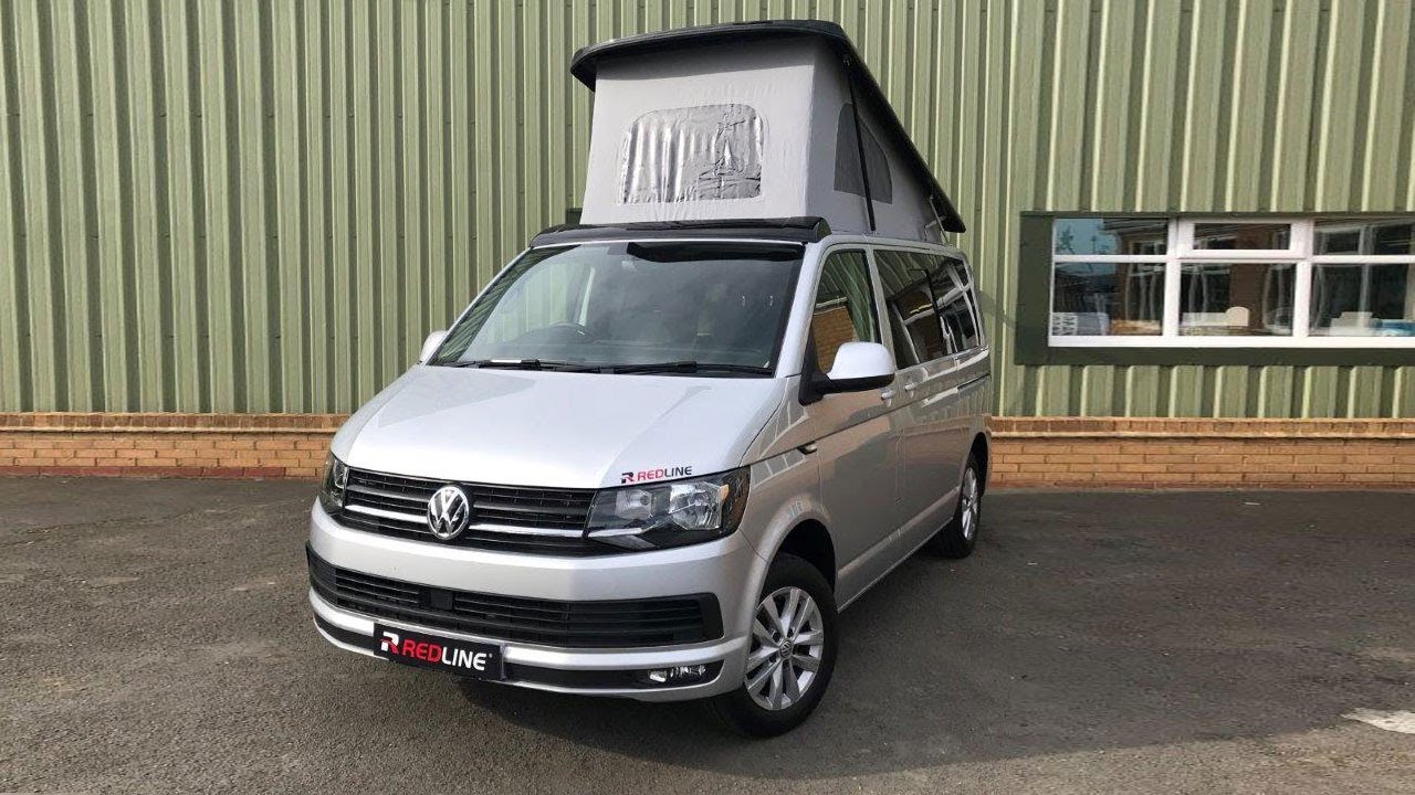 VW Redline Sport Campervan T6 Transporter 2018 Reflex Silver overview ...