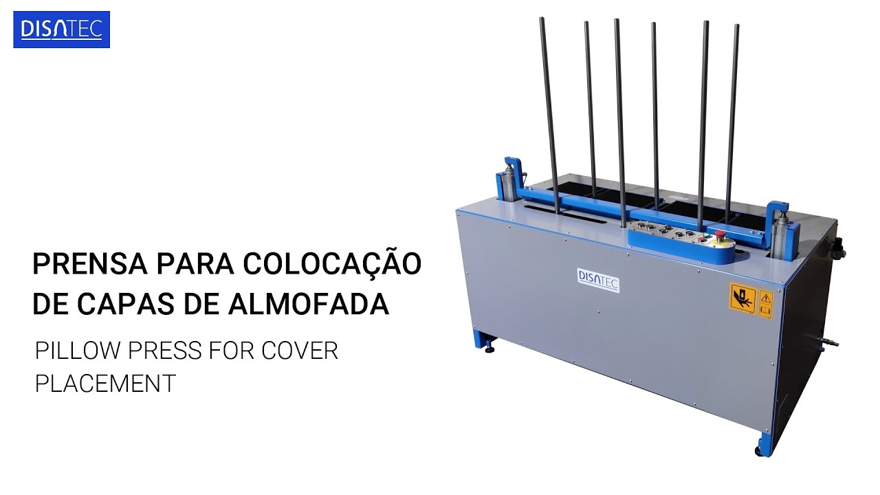 Pillow Press for Cover Placement - DISATEC MCC - YouTube