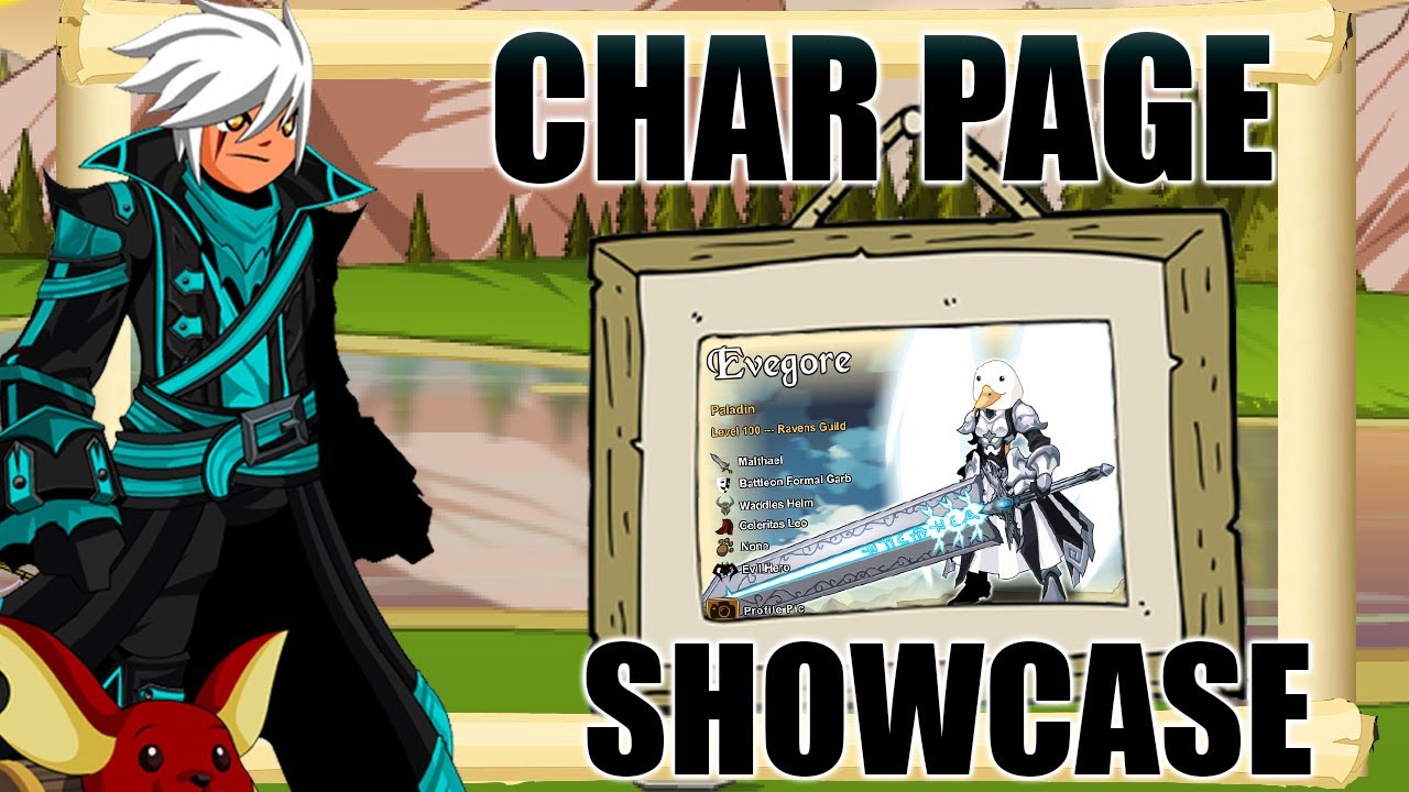 AQW Top 10 Char Page + Char Showcase November 2024 - YouTube