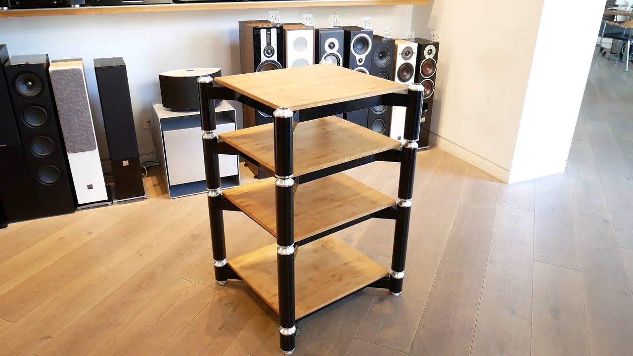 Norstone Spider Bamboo | Mueble HIFI varias alturas - YouTube