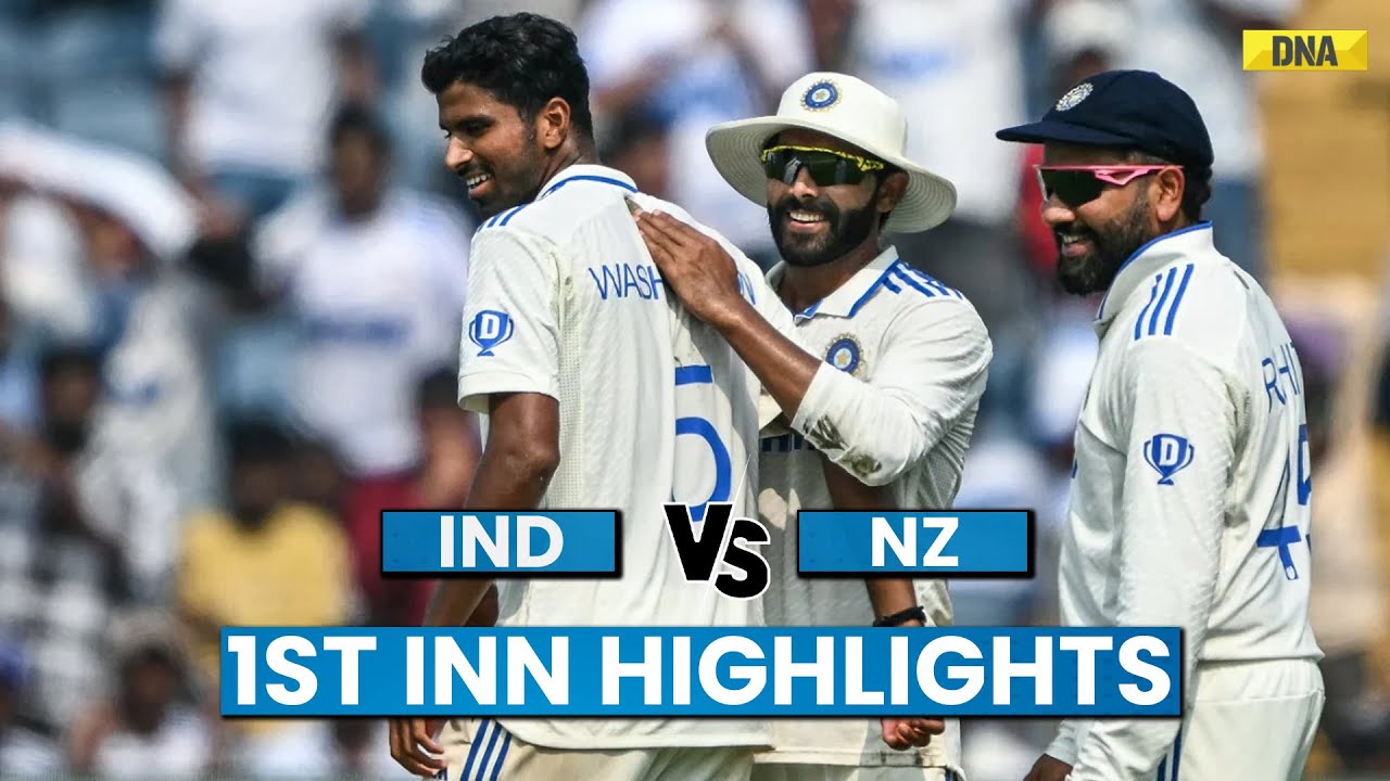 IND vs NZ Highlights 2nd Test 1st Innings: New Zealand All Out For 259 ...