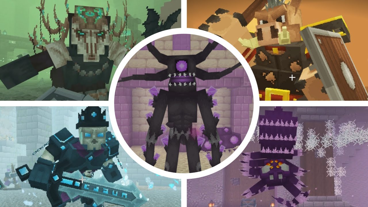 Bosses Add-On - All Bosses/All Boss FIghts | Minecraft Bedrock Add-On ...