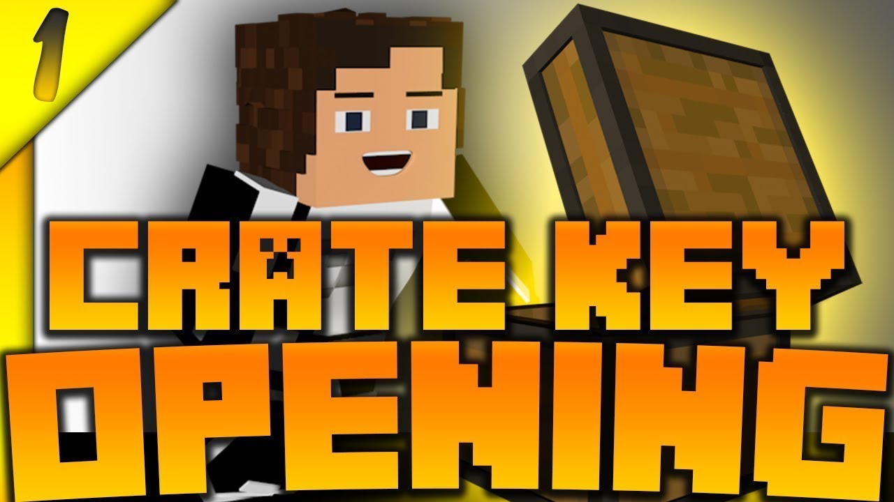 minecraft crate key opening fantasyclould - YouTube