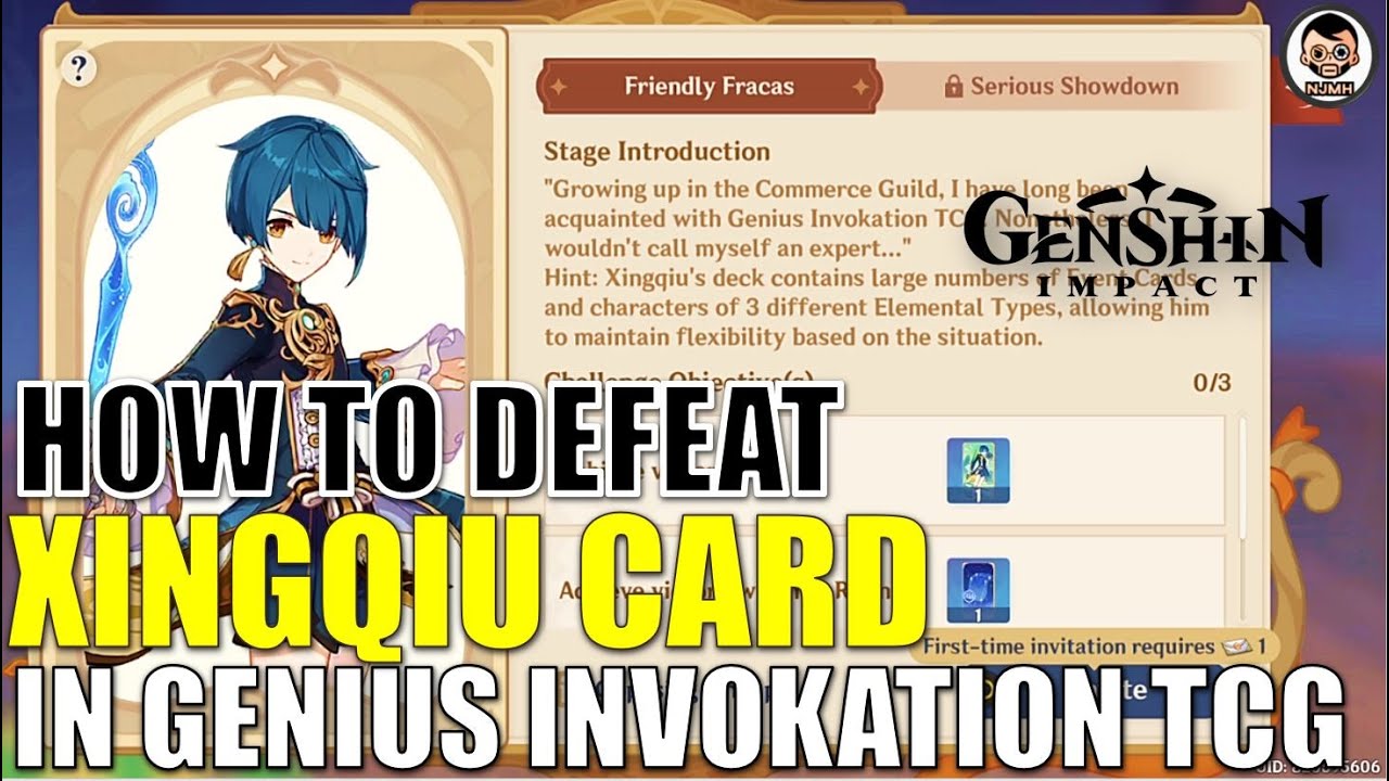 How to get XINGQIU Card in Genius Invokation TCG? | Invite Xingqiu ...