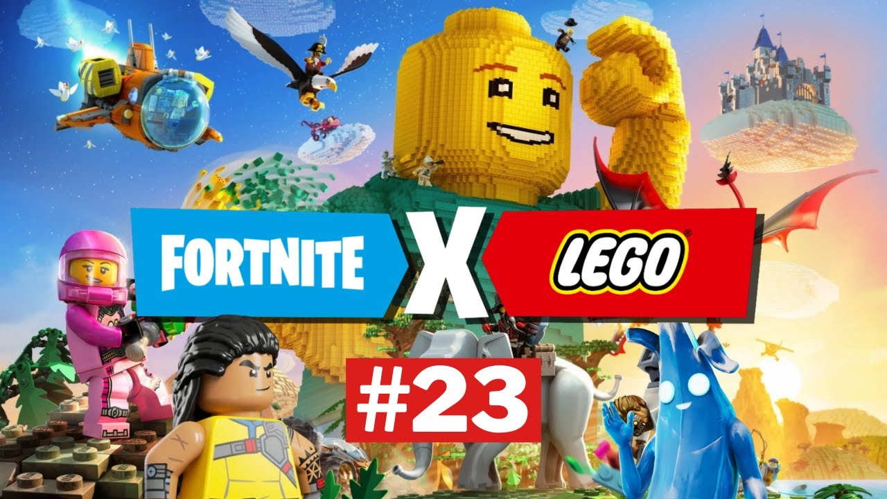 FORTNITE LEGO #23 - Desbravamos uma caverna de lava inteira ! - YouTube