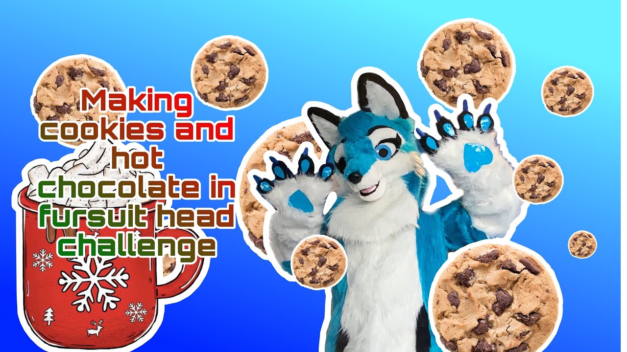 Making cookies in fursuit head challenge🍪 - YouTube