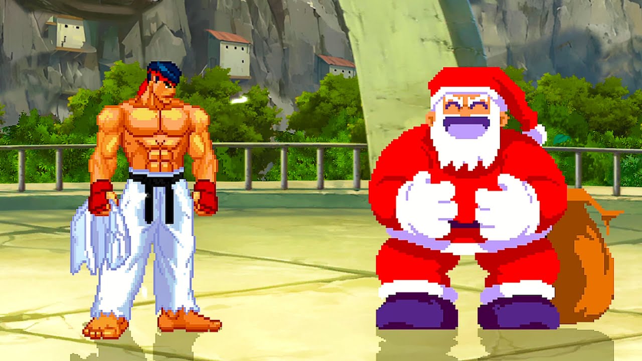 Shin Ryu Vs. Santa Claus - Christmas Spirit - YouTube