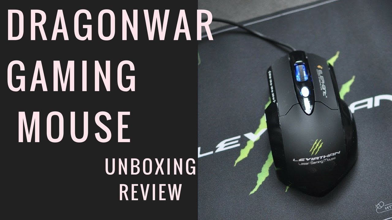 Unboxing of dragon war gaming mouse..... - YouTube